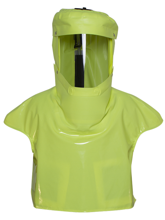 Shoulder Mount Hood in HiGlo Waist Length Hook and Loop Closure Bullet ...